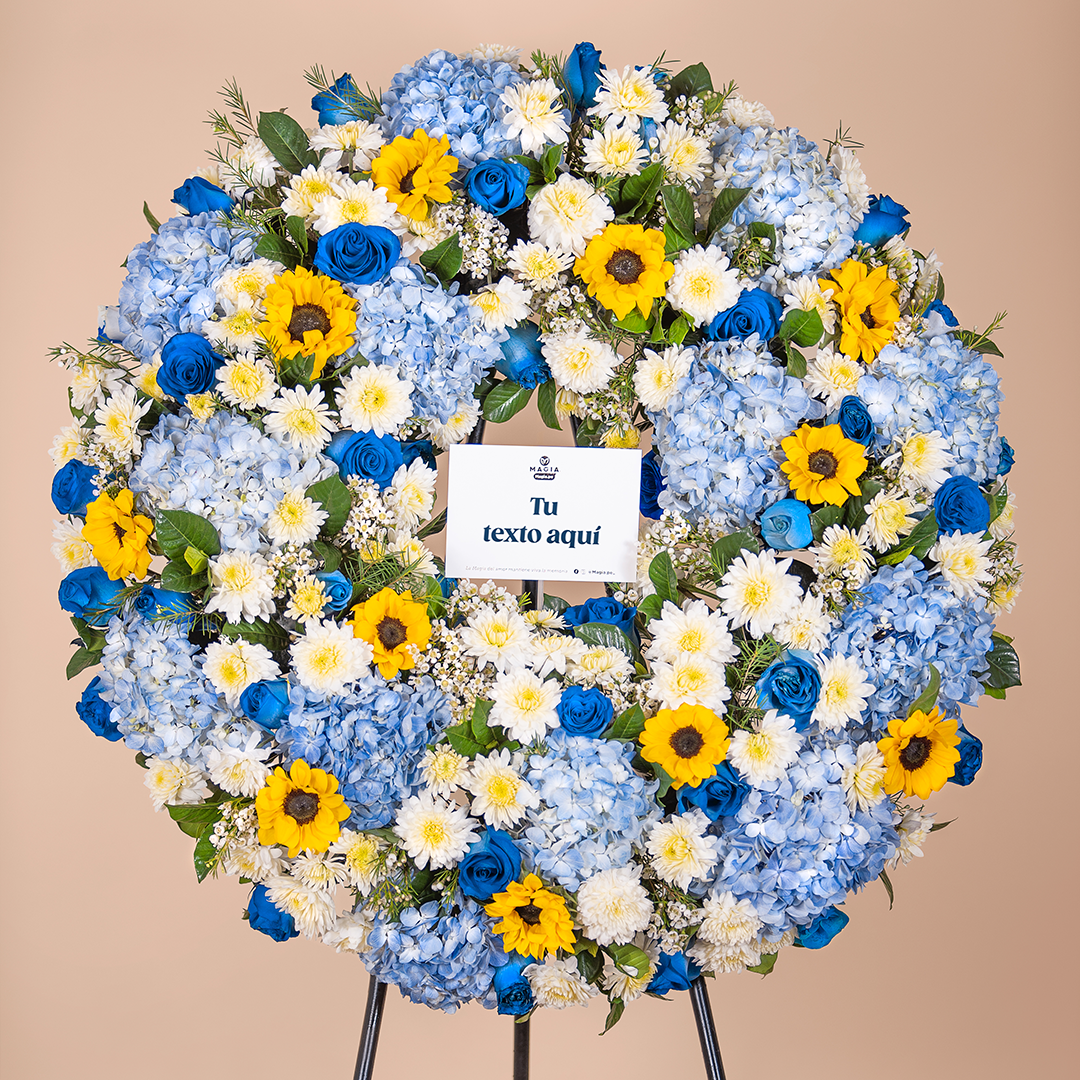 Corona Van Gogh – Flores Premium en Lima – Magia.pe – Magia.pe®